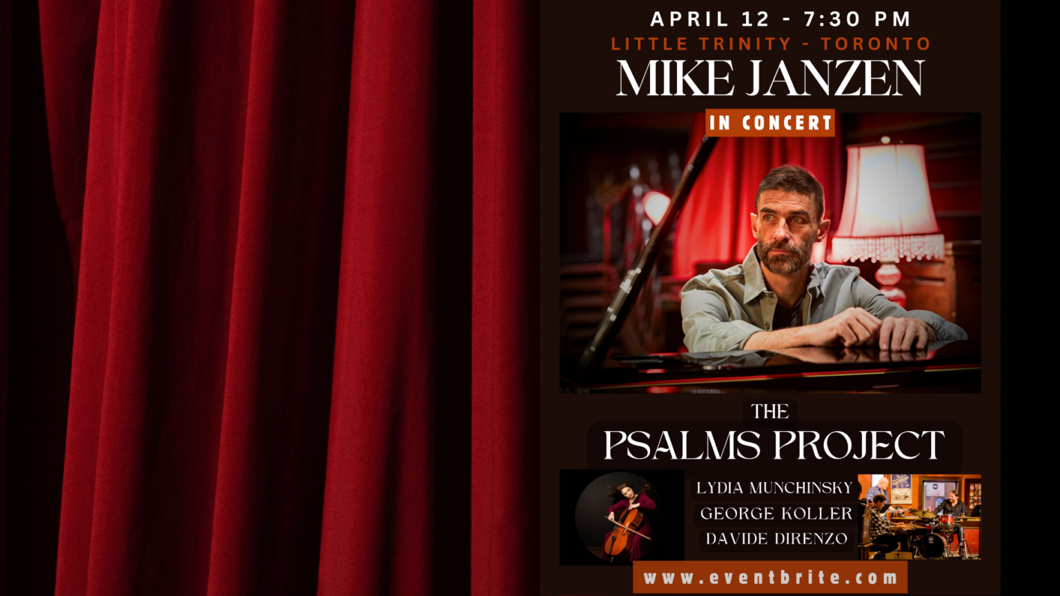 The Psalms Project with the Mike Janzen Trio and Friends – Little Trinity